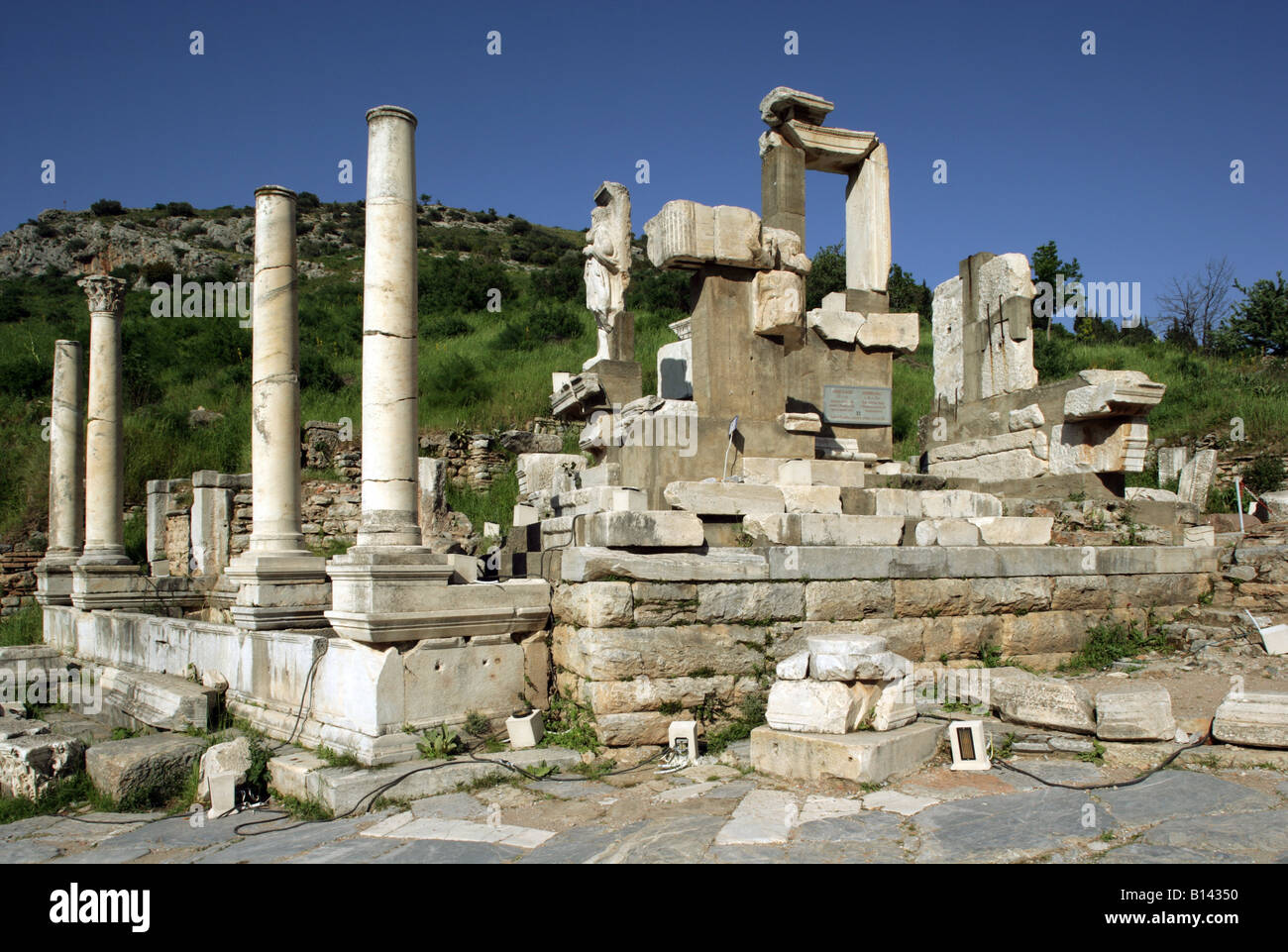 geography / travel, Turkey, Ephesus, buildings, Memmius monument, ruins ...