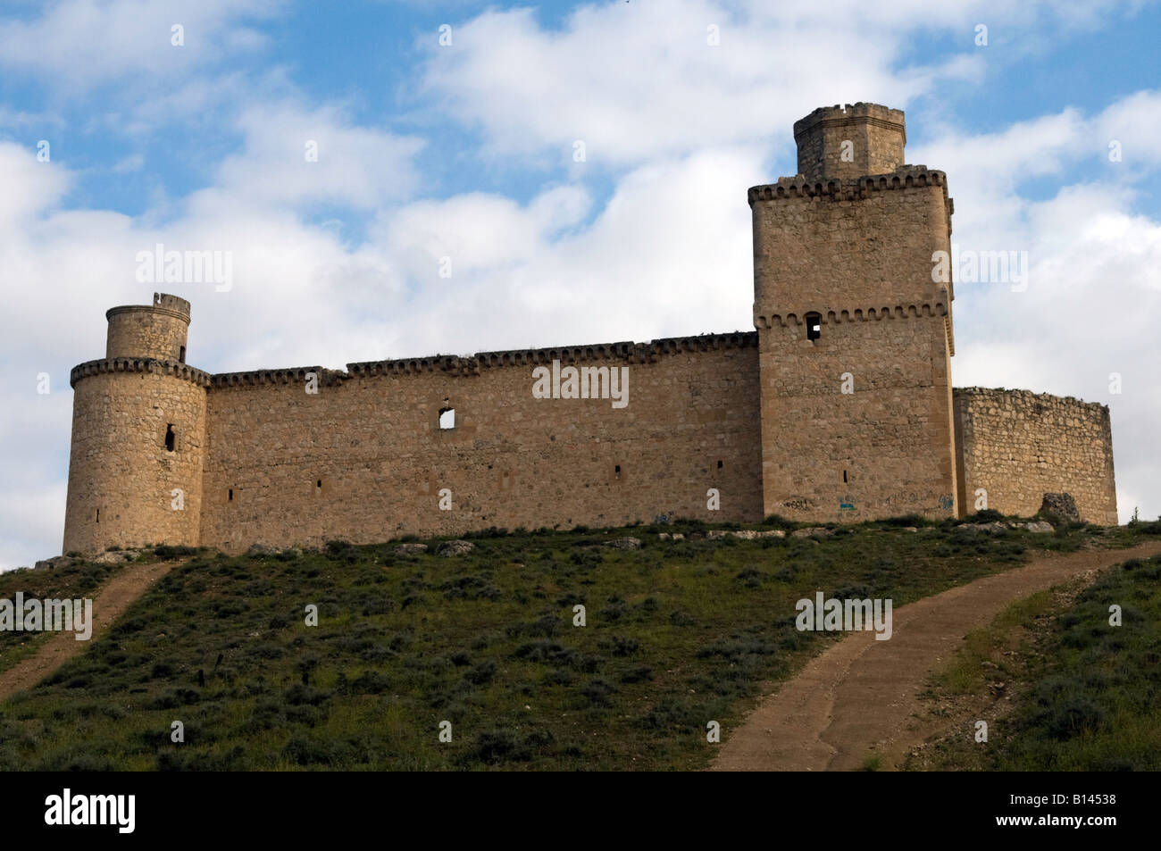 Barcience castle, Spain Stock Photo - Alamy