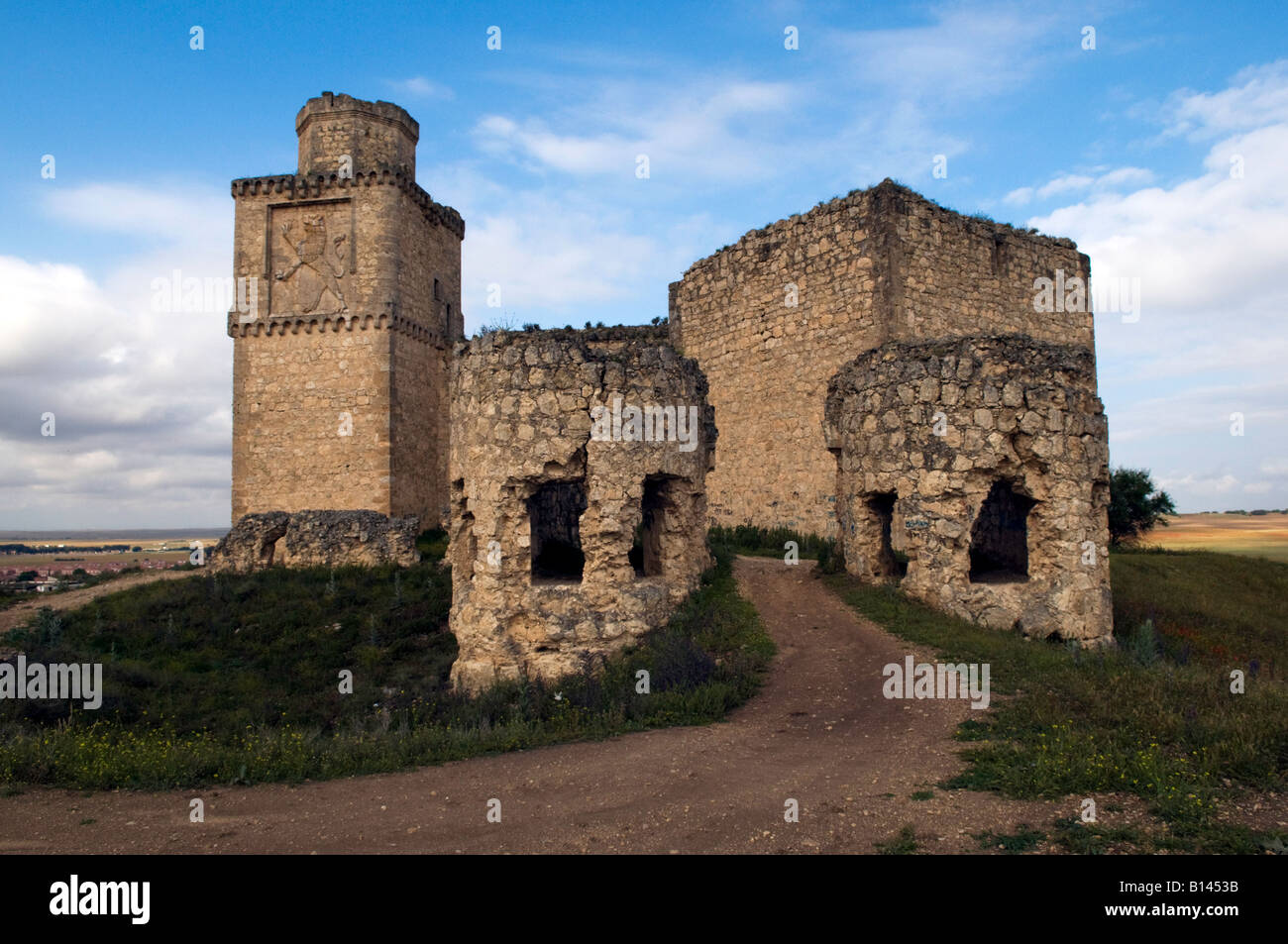 Barcience castle, Spain Stock Photo - Alamy