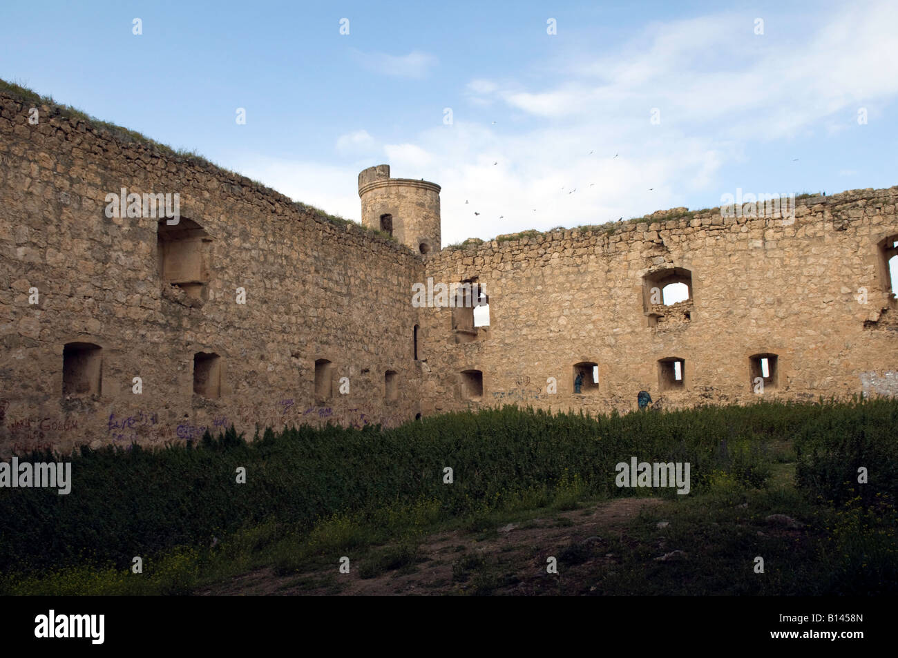 Barcience castle, Spain Stock Photo - Alamy