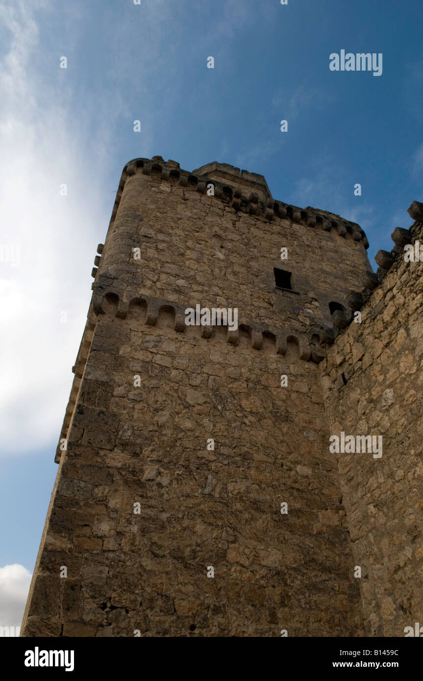 Barcience castle, Spain Stock Photo - Alamy