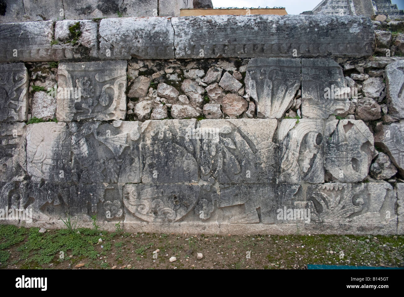 Aztec wall carving hi-res stock photography and images - Alamy