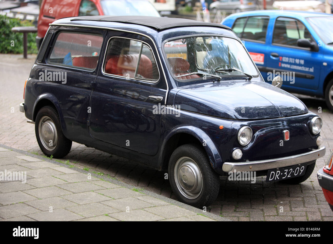 Italian classic car, The Fiat 500,also know as the Cinquecento Stock ...