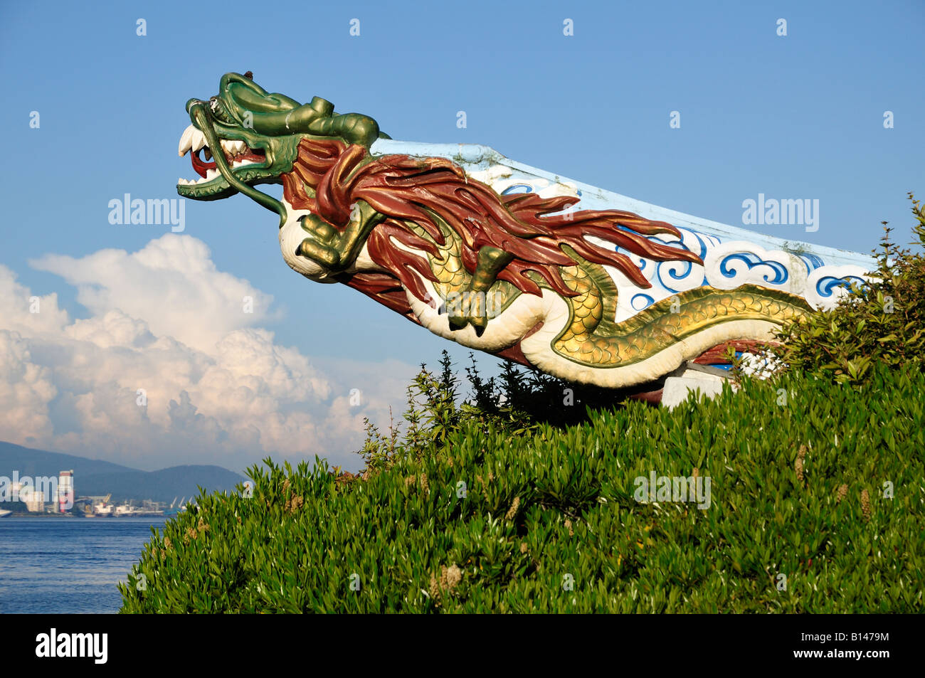 Ships figurehead dragon vancouver stanley park japanese culture hi-res ...