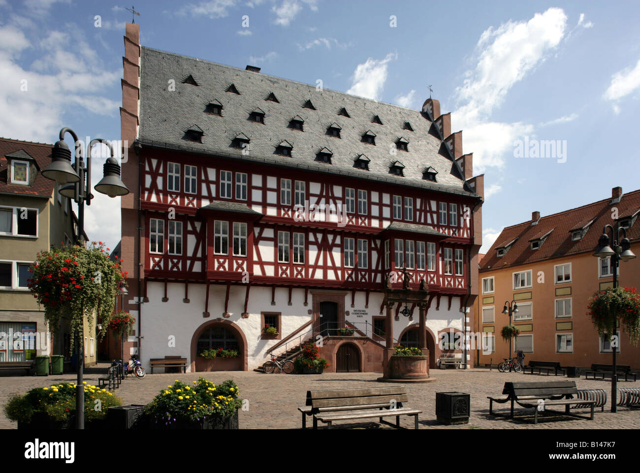 geography / travel, Germany, Hesse, Hanau, buildings, Deutsches ...