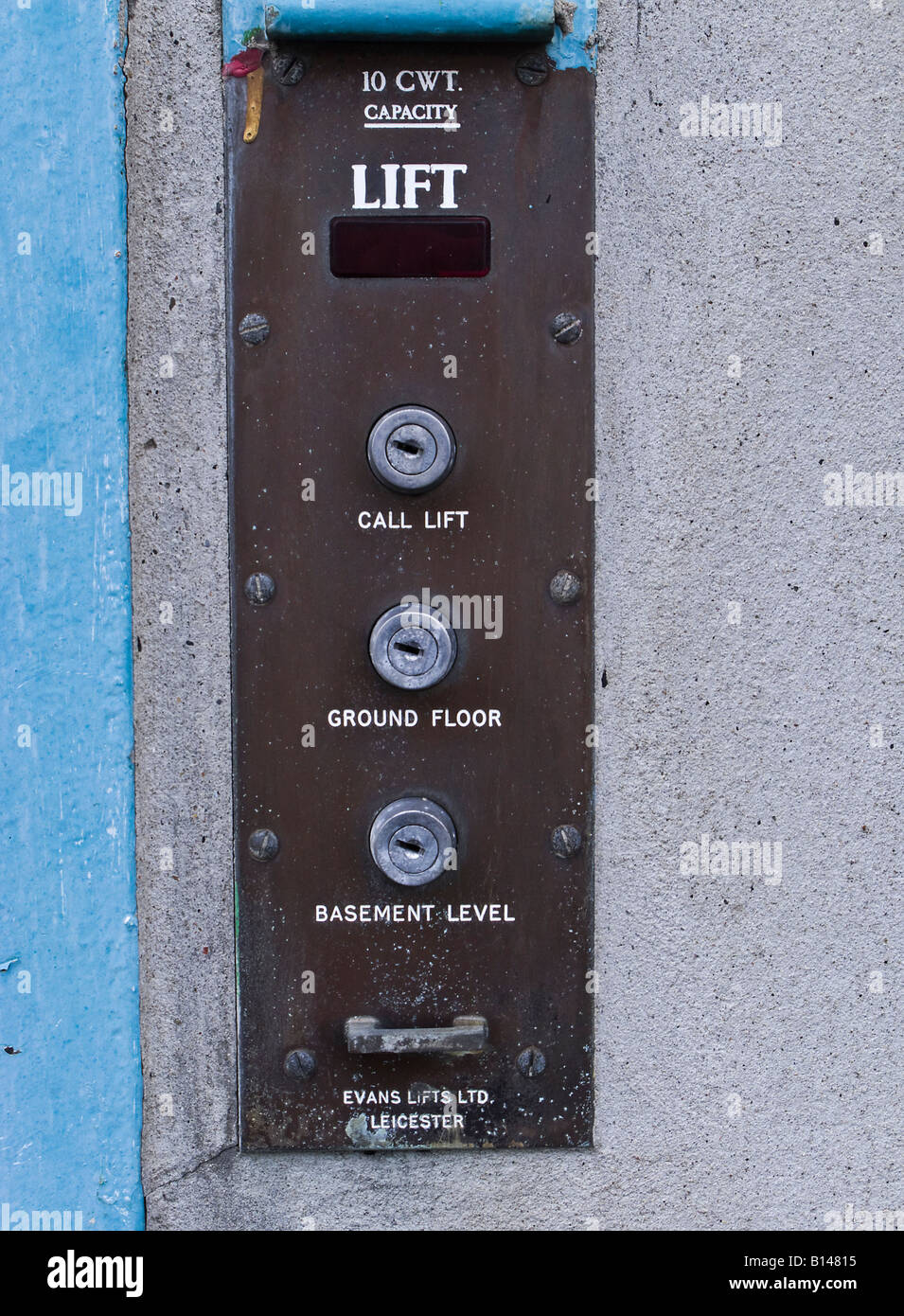 Lift control panel Stock Photo - Alamy