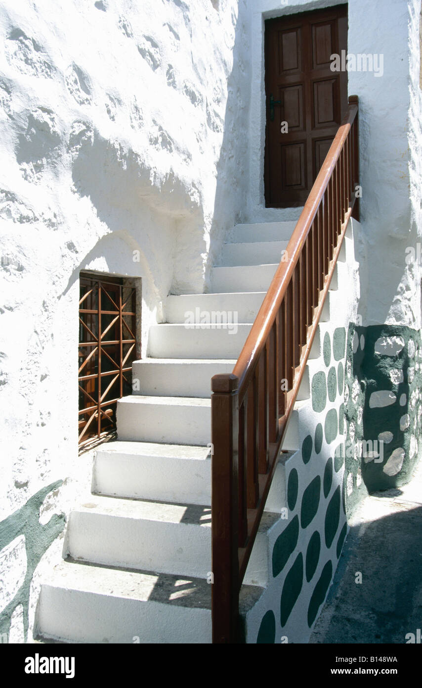 typical greek house patmos dodecannese greece Stock Photo - Alamy