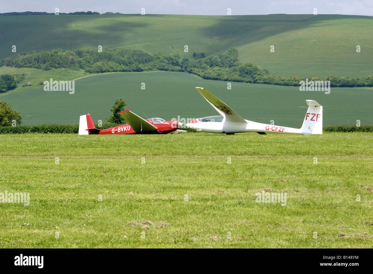 Glider Sailplane Gliding Gliders High Resolution Stock Photography and ...