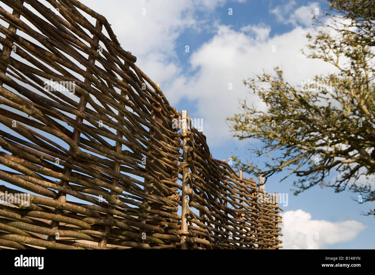 Willow fence hi-res stock photography and images - Alamy