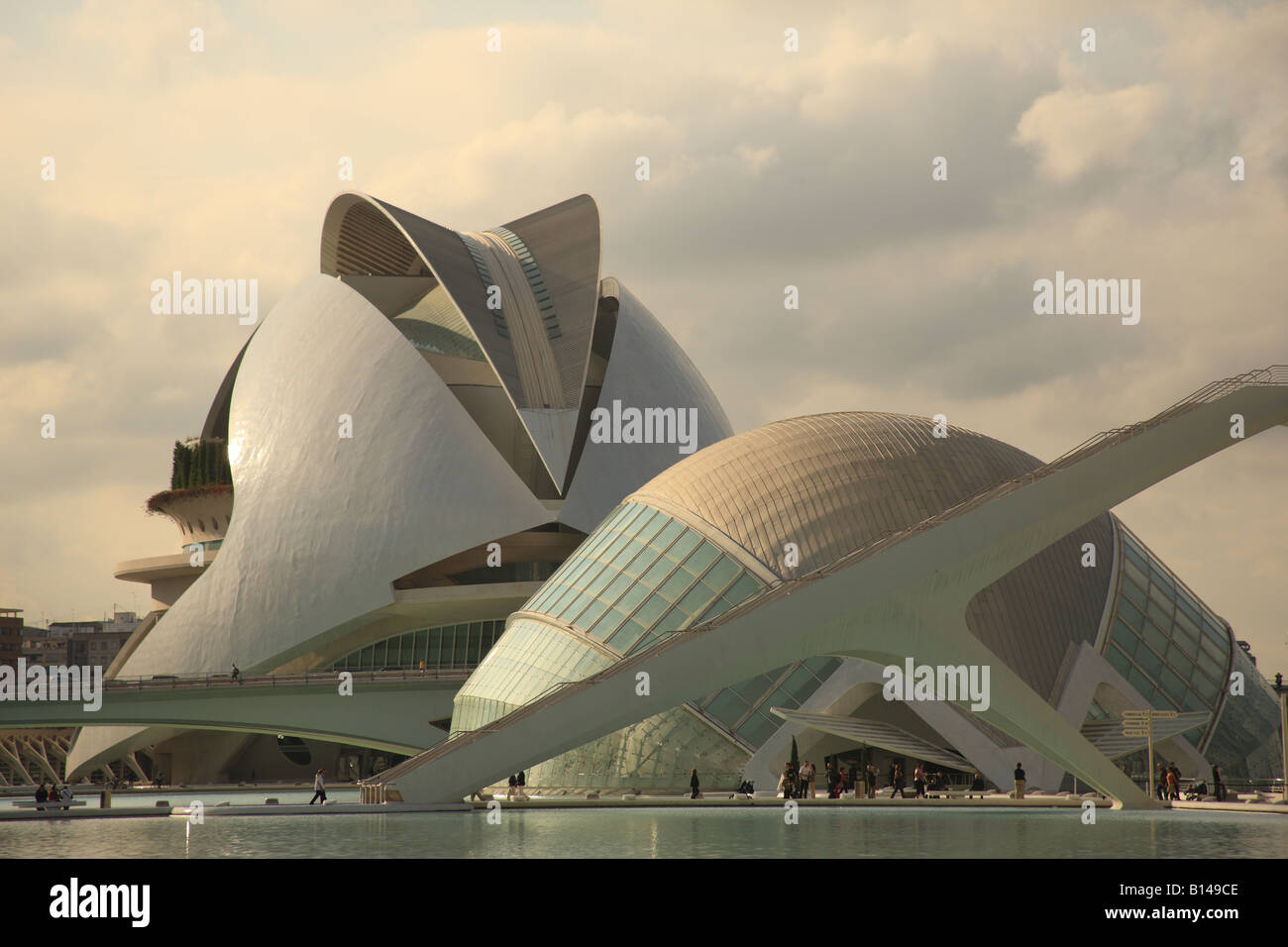 Valencia Opera house and Imax Cinema Stock Photo - Alamy