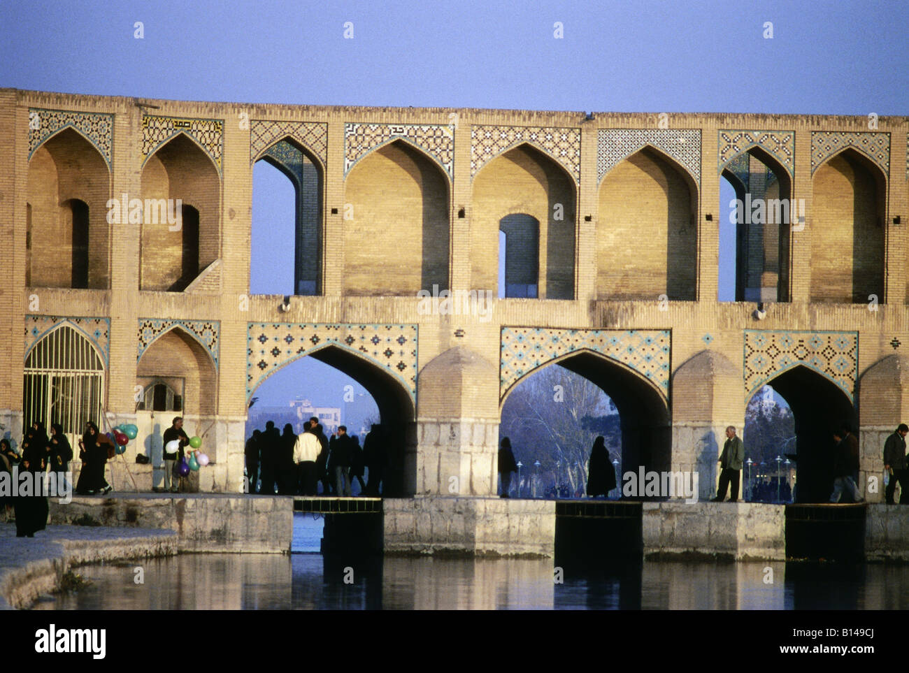 geography / travel, Iran, Isfahan, bridges, Khadiu Bridge, built: 1602 ...