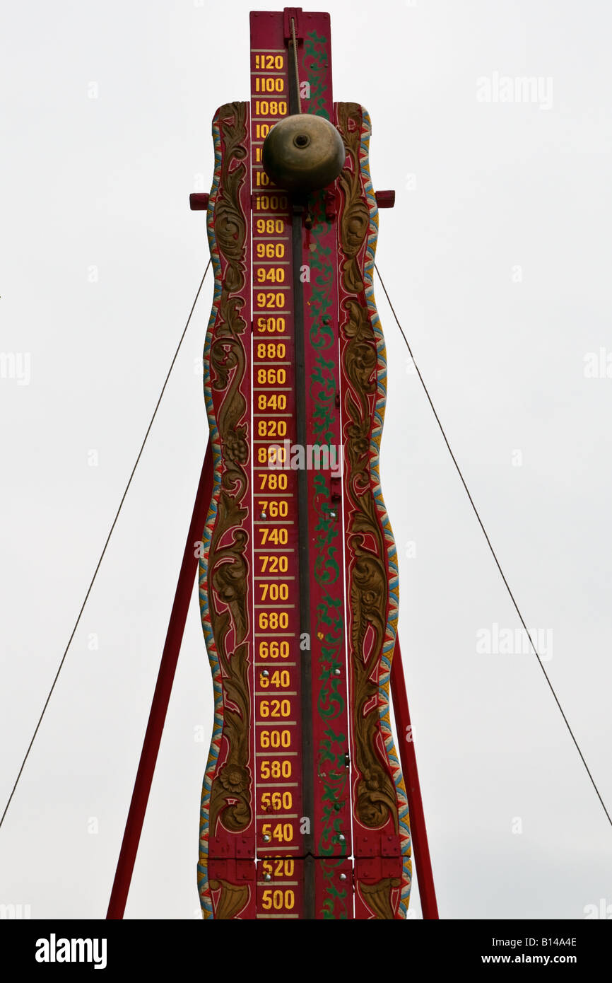 Fairground attraction test strength colour hi-res stock photography and ...