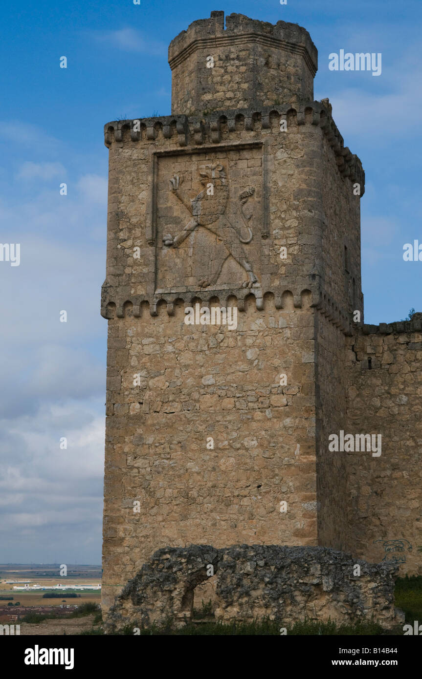 Barcience castle, Spain Stock Photo - Alamy