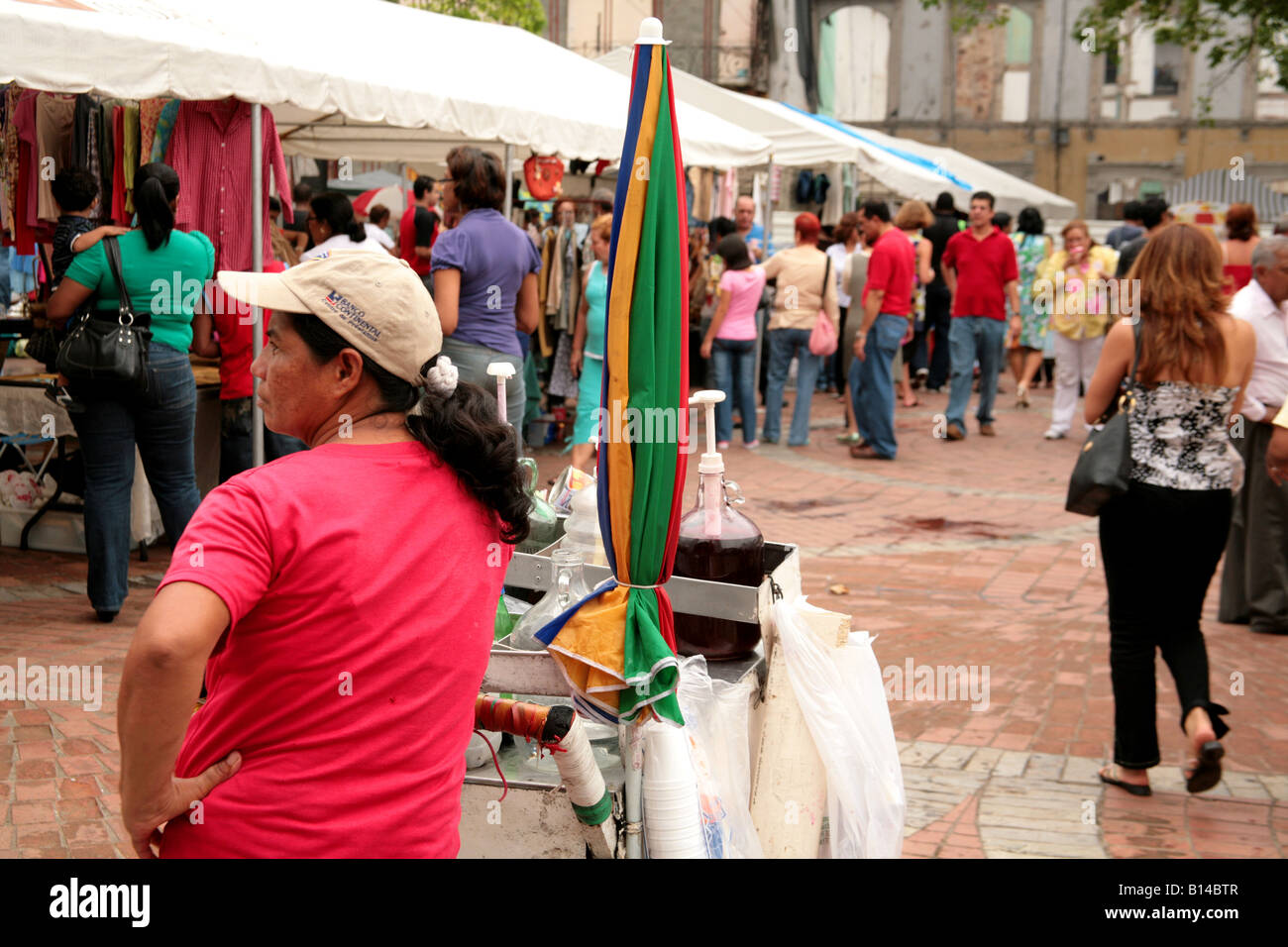 Panama indian market on a street market in Panama City Stock Photo - Alamy