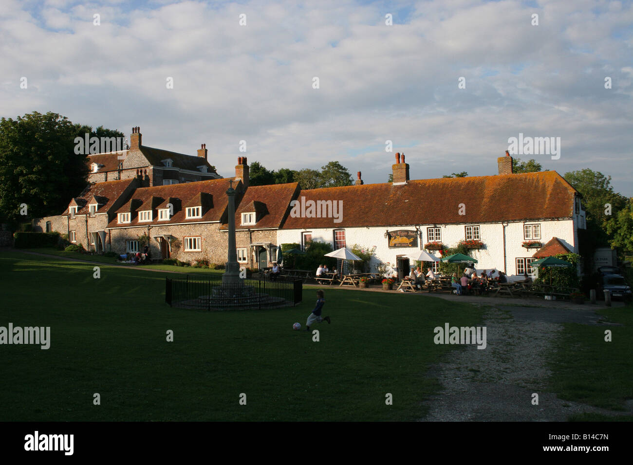 The Tiger Inn, The Green, East Dean, East Sussex BN20 ODA Stock Photo ...