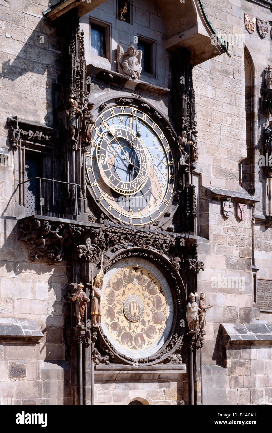 Prag, Altstädter Rathaus, Astronomische Uhr Stock Photo - Alamy