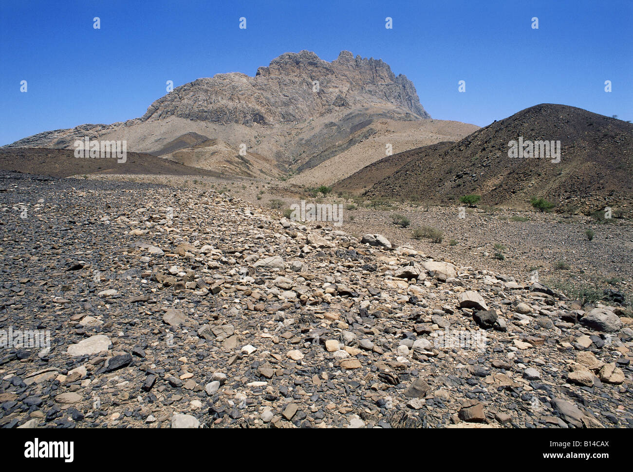 geography / travel, Oman, landscapes, Hajar Mountains, near Al-Ayn and ...