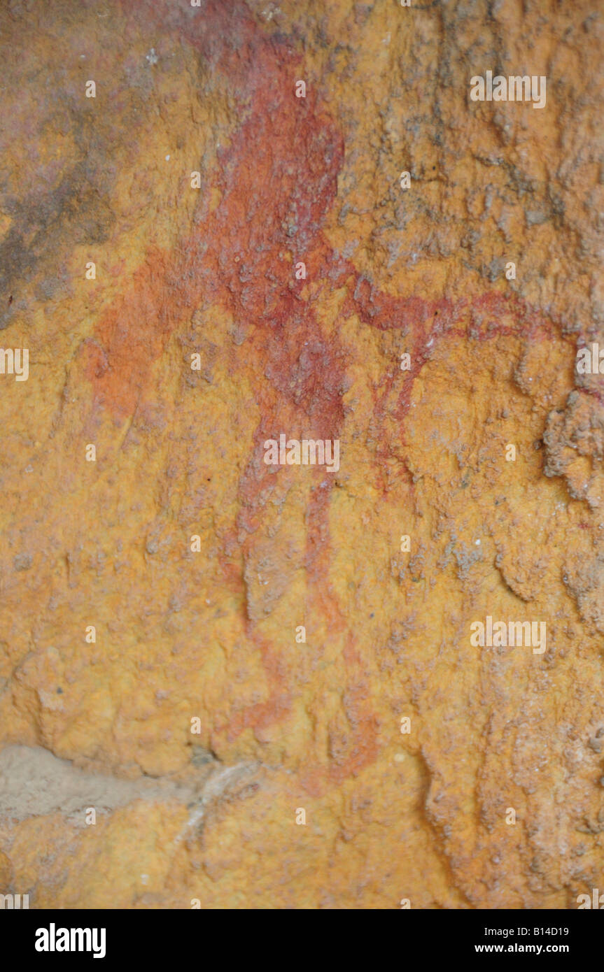San rock art painting hi-res stock photography and images - Alamy