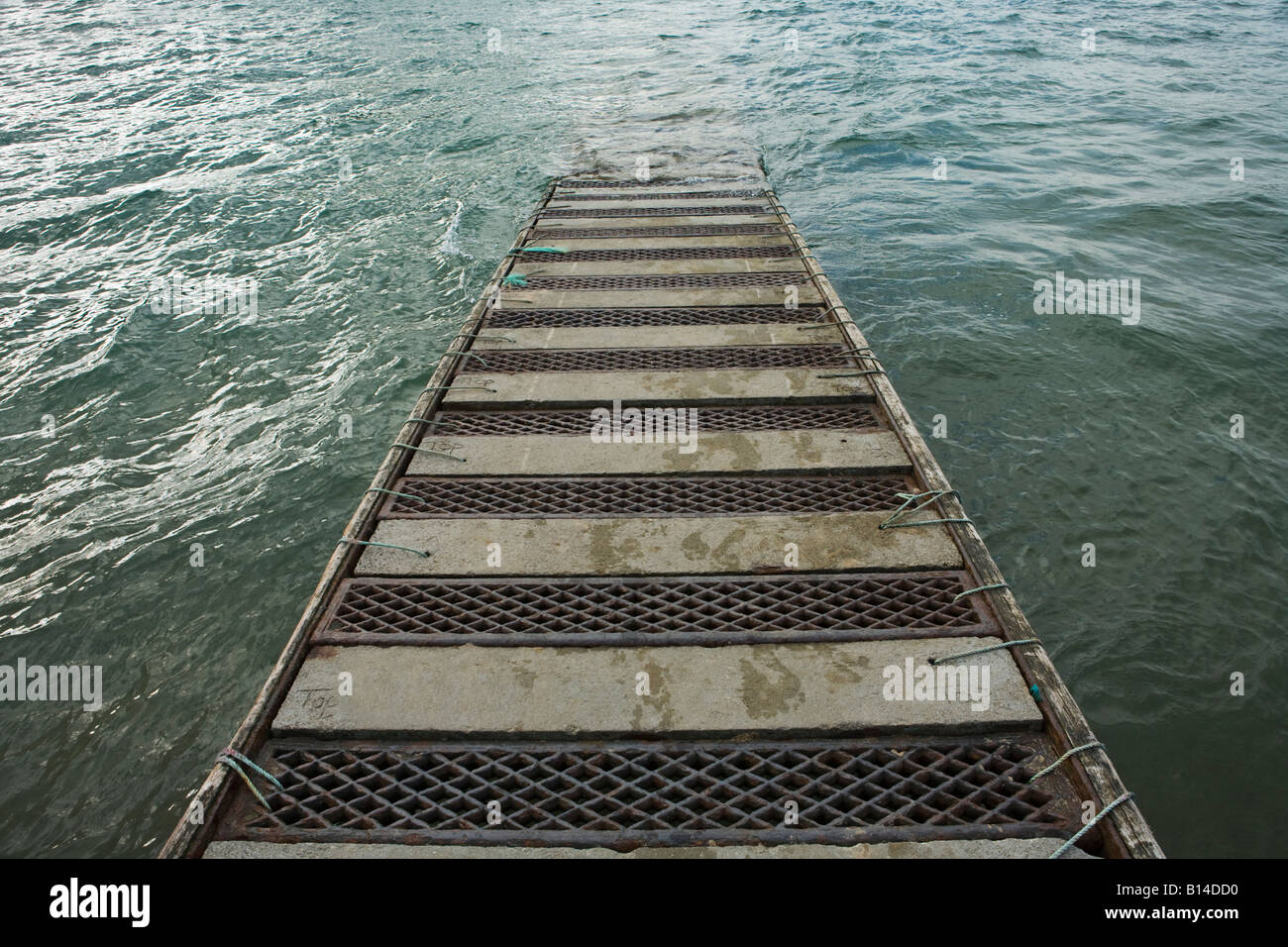 Ferry Jetty at Salcombe, Devon, UK Stock Photo - Alamy
