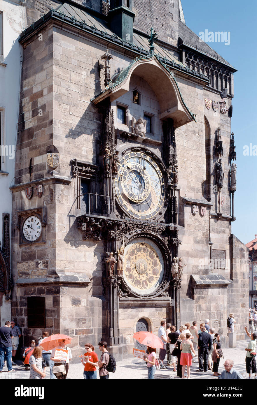 Prag, Altstädter Rathaus, Astronomische Uhr Stock Photo - Alamy