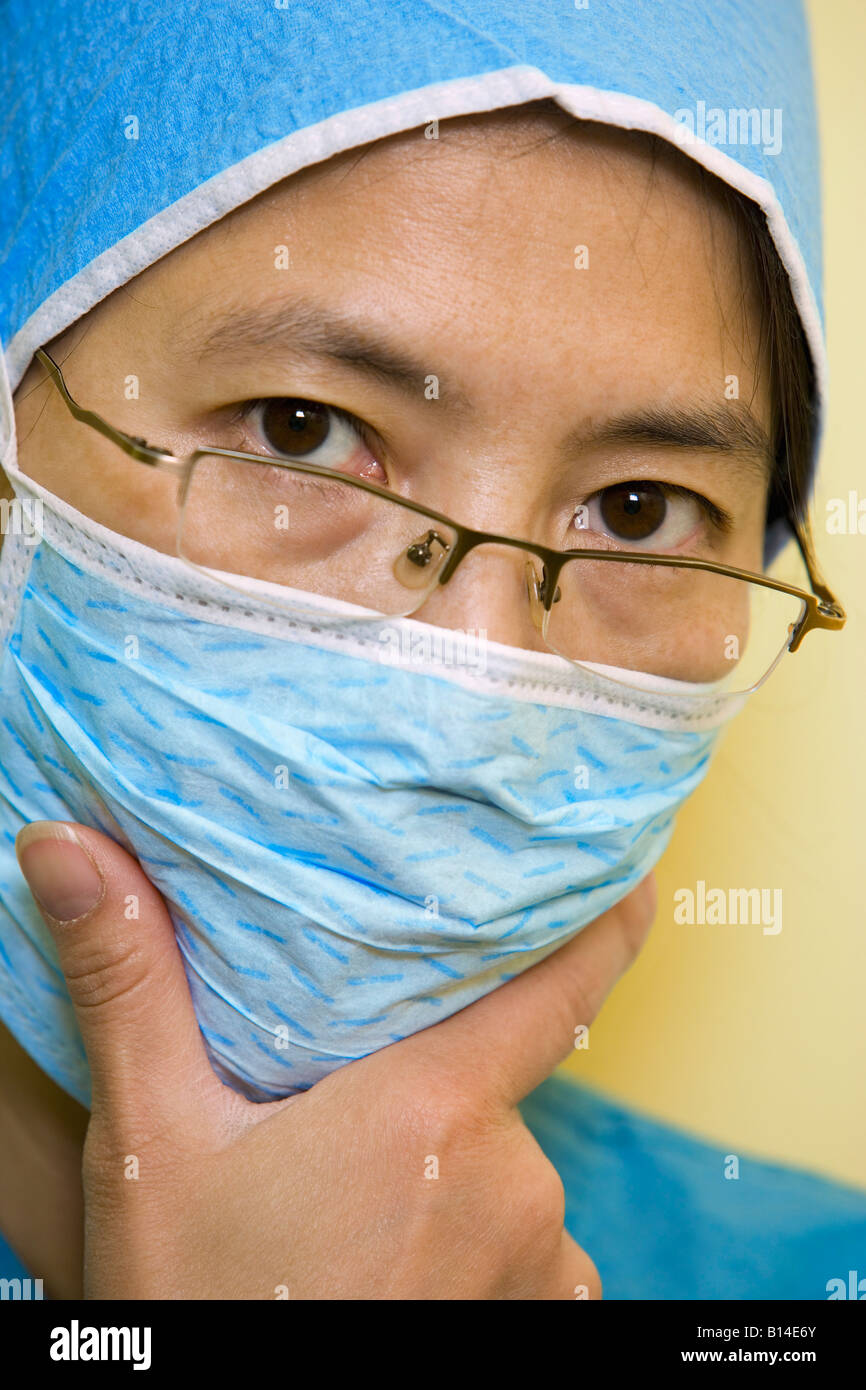 Portrait of surgeon thinking Stock Photo - Alamy