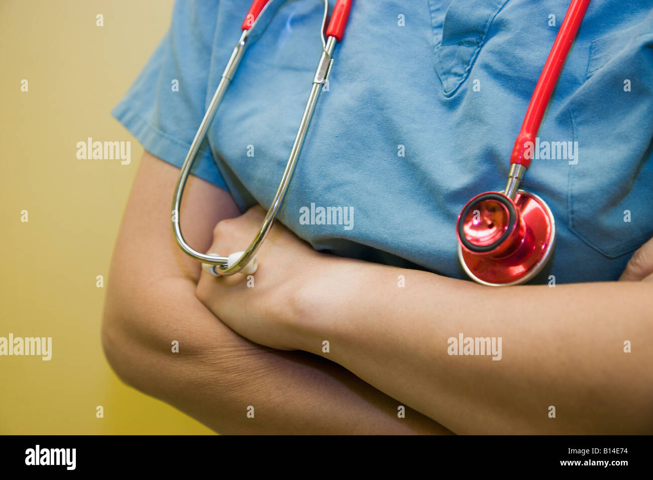 Doctor with stethoscope Stock Photo - Alamy