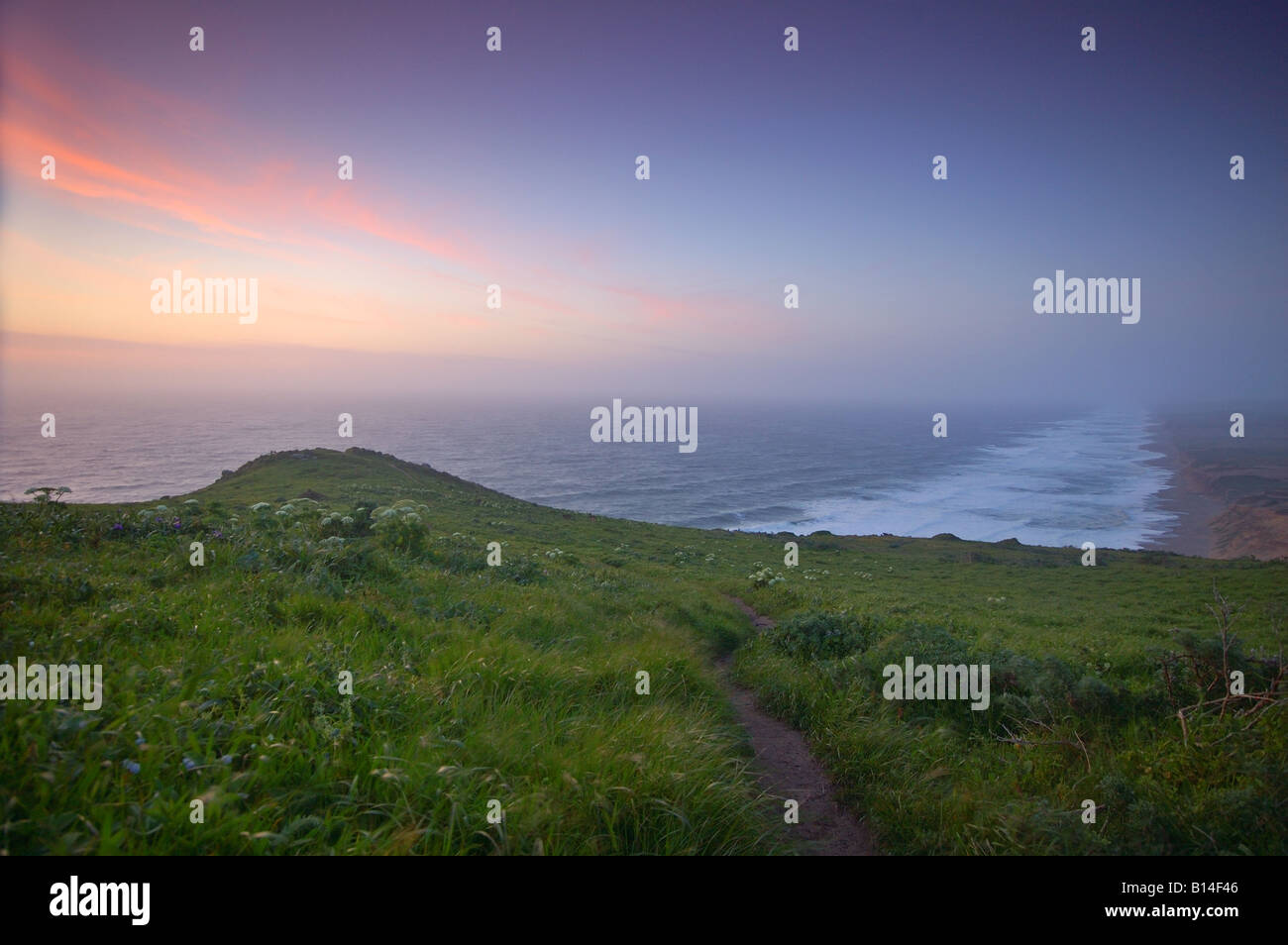 Sunset at Point Reyes National Seashore Stock Photo - Alamy