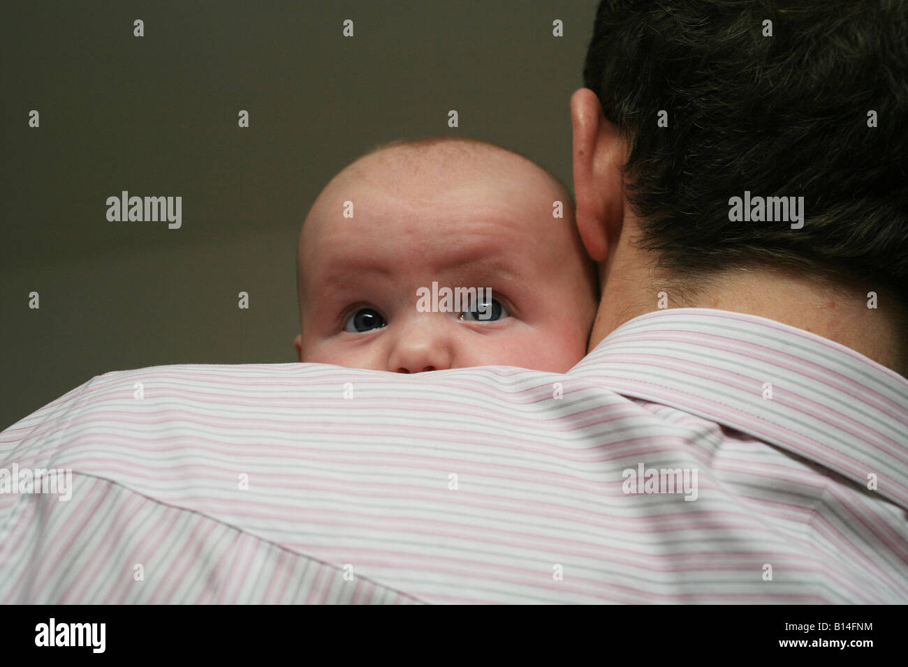 Parent soothing restless baby Stock Photo - Alamy