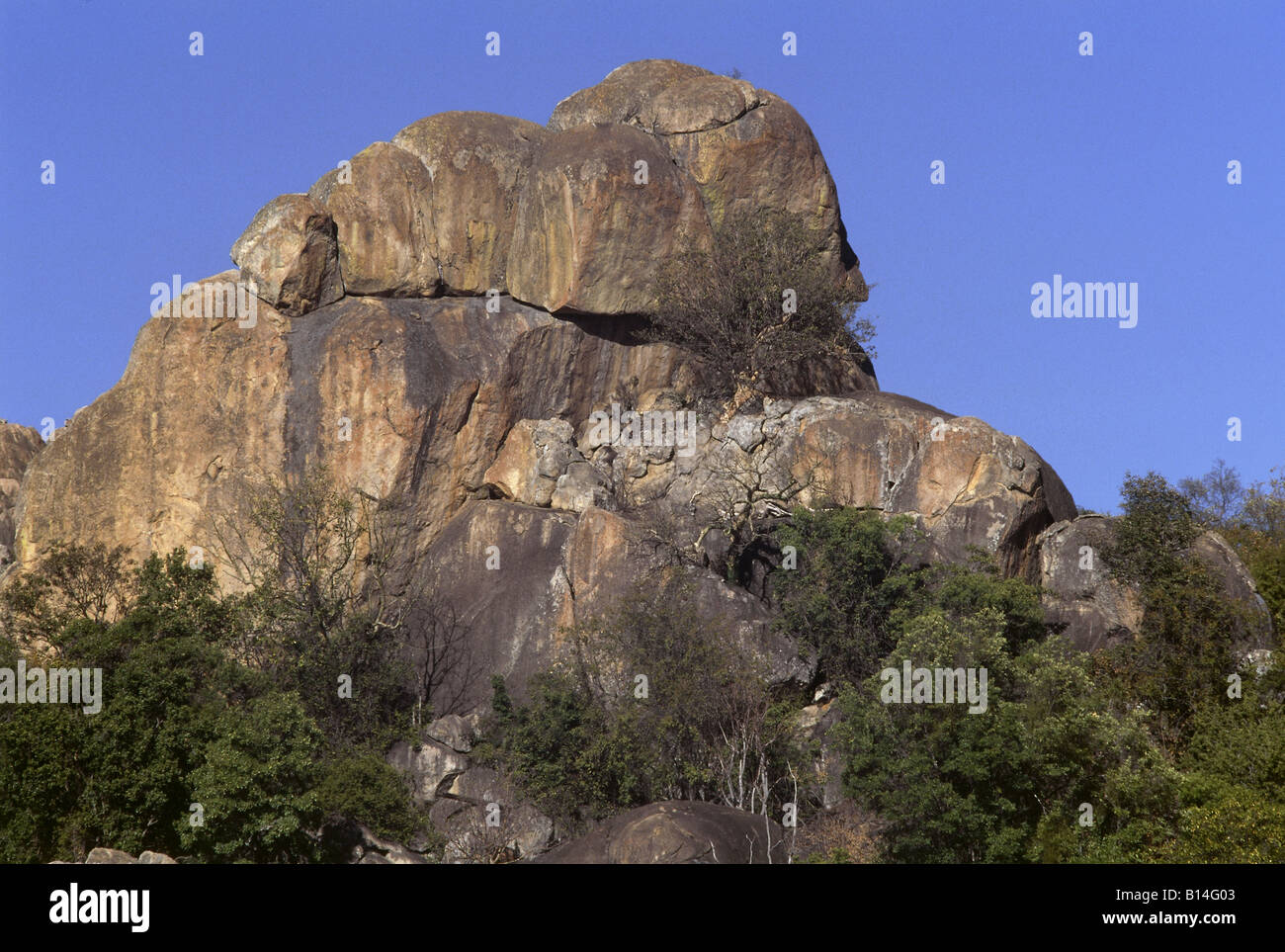 geography / travel, Zimbabwe, landscapes, Matobo National Park, granite ...