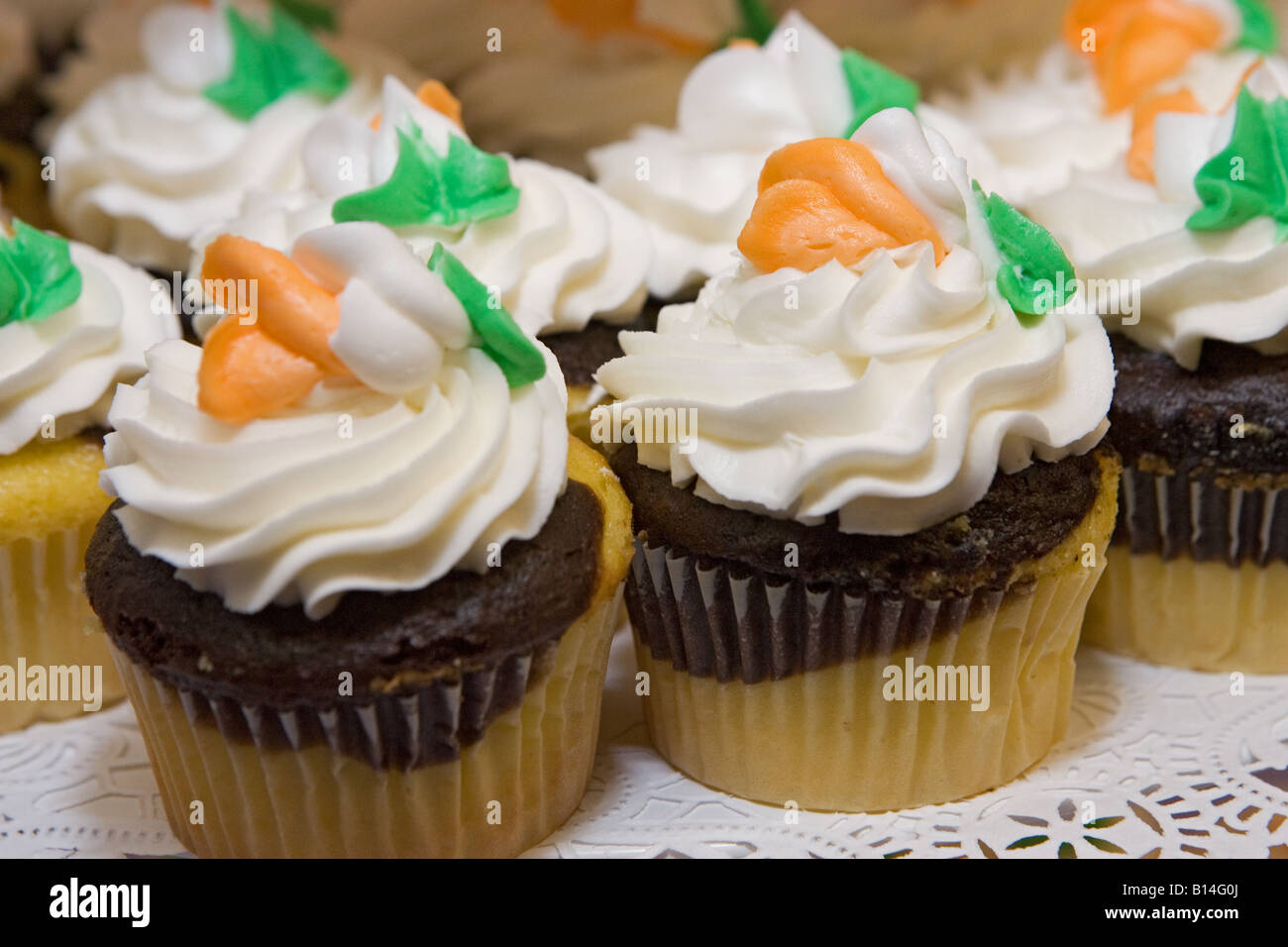 A tray of cupcakes to satisfy your sweet tooth Stock Photo - Alamy