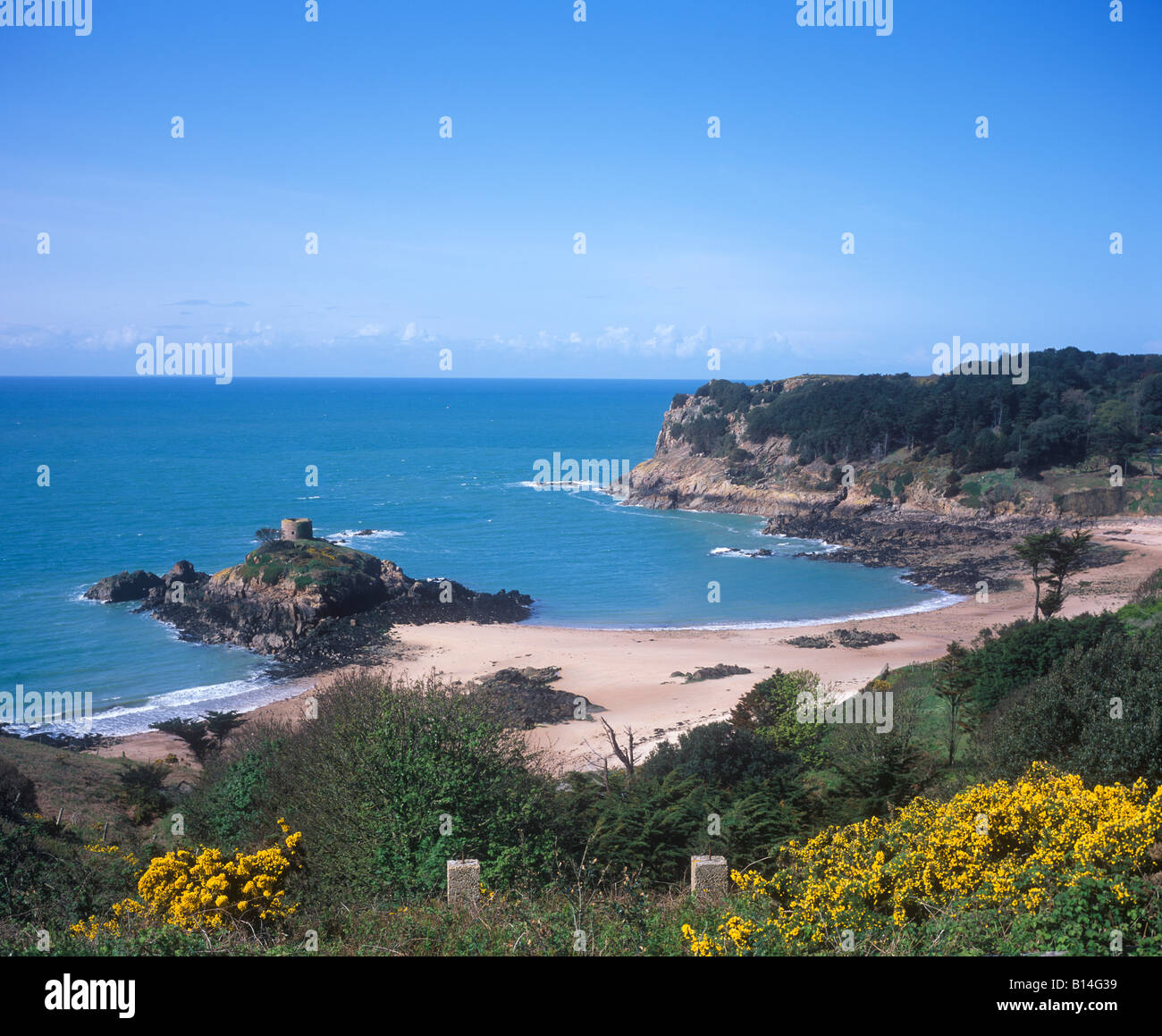 Portelet Bay, Jersey Island Stock Photo - Alamy
