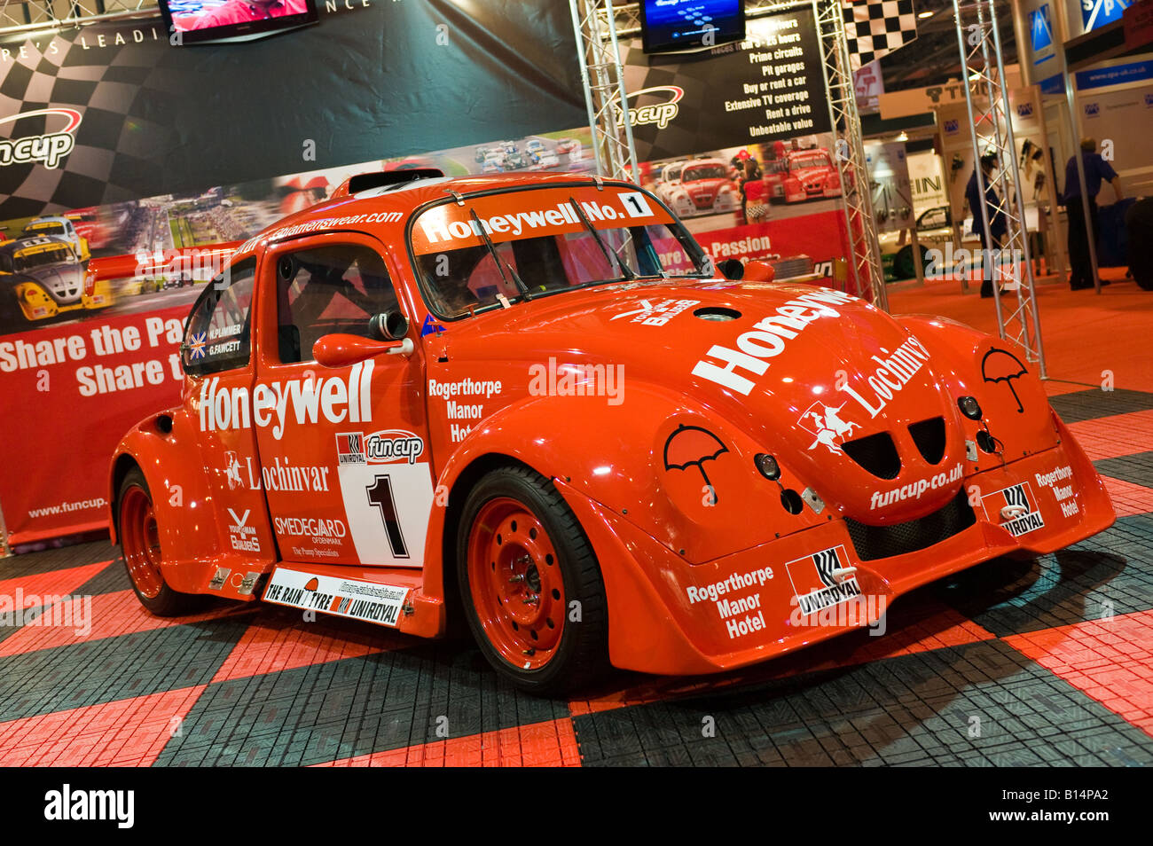 VW Beetle racing car pictured at Autosport 2008 Stock Photo - Alamy