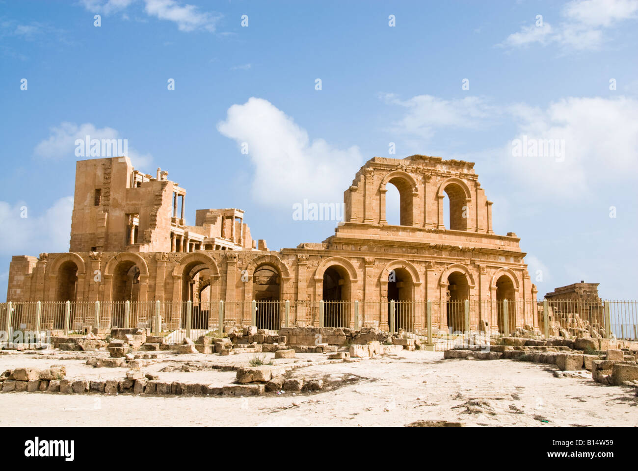 The Roman Theatre, Sabratha, Libya Stock Photo - Alamy