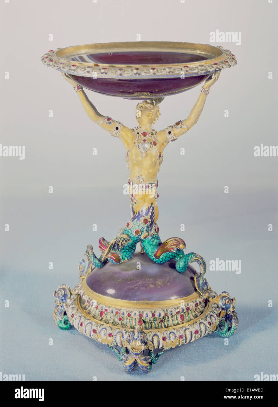 fine arts, centre piece, salt vessel, Upper Italy, late 16th century ...