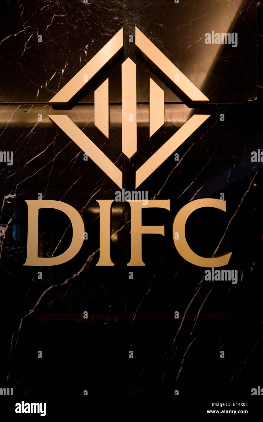 DIFC DUBAI INTERNATIONAL FINANCIAL CENTRE CENTER Stock Photo - Alamy