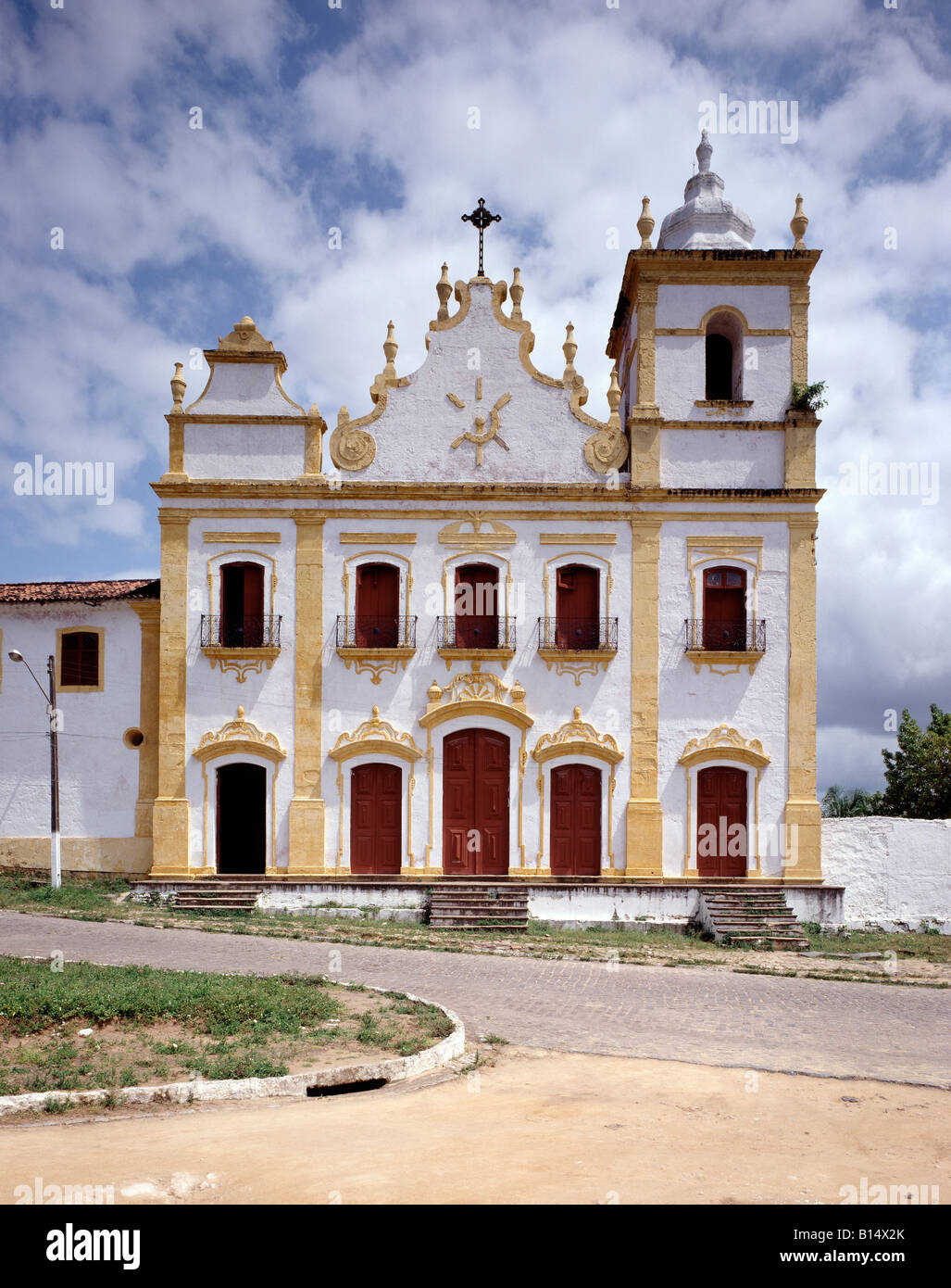 Iguaracu, Igreja San cosme, exterieur fassade, Aussenfassade Stock ...