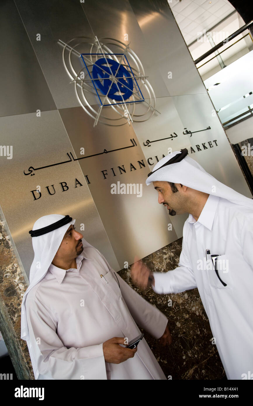 Traders at DFM Dubai Financial Market , Dubai World Trade Centre ...