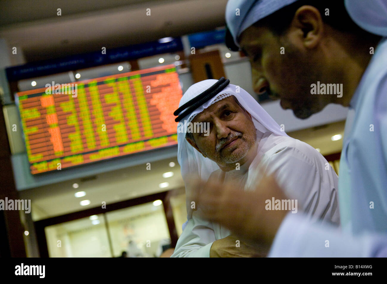 Traders at DFM Dubai Financial Market , Dubai World Trade Centre ...