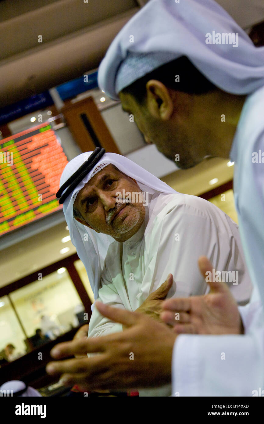 Traders at DFM Dubai Financial Market , Dubai World Trade Centre ...