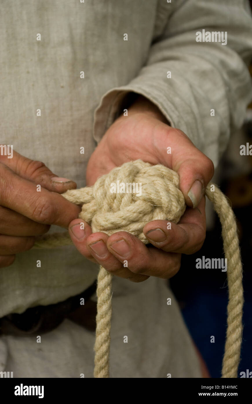 Monkey fist knot hi-res stock photography and images - Alamy