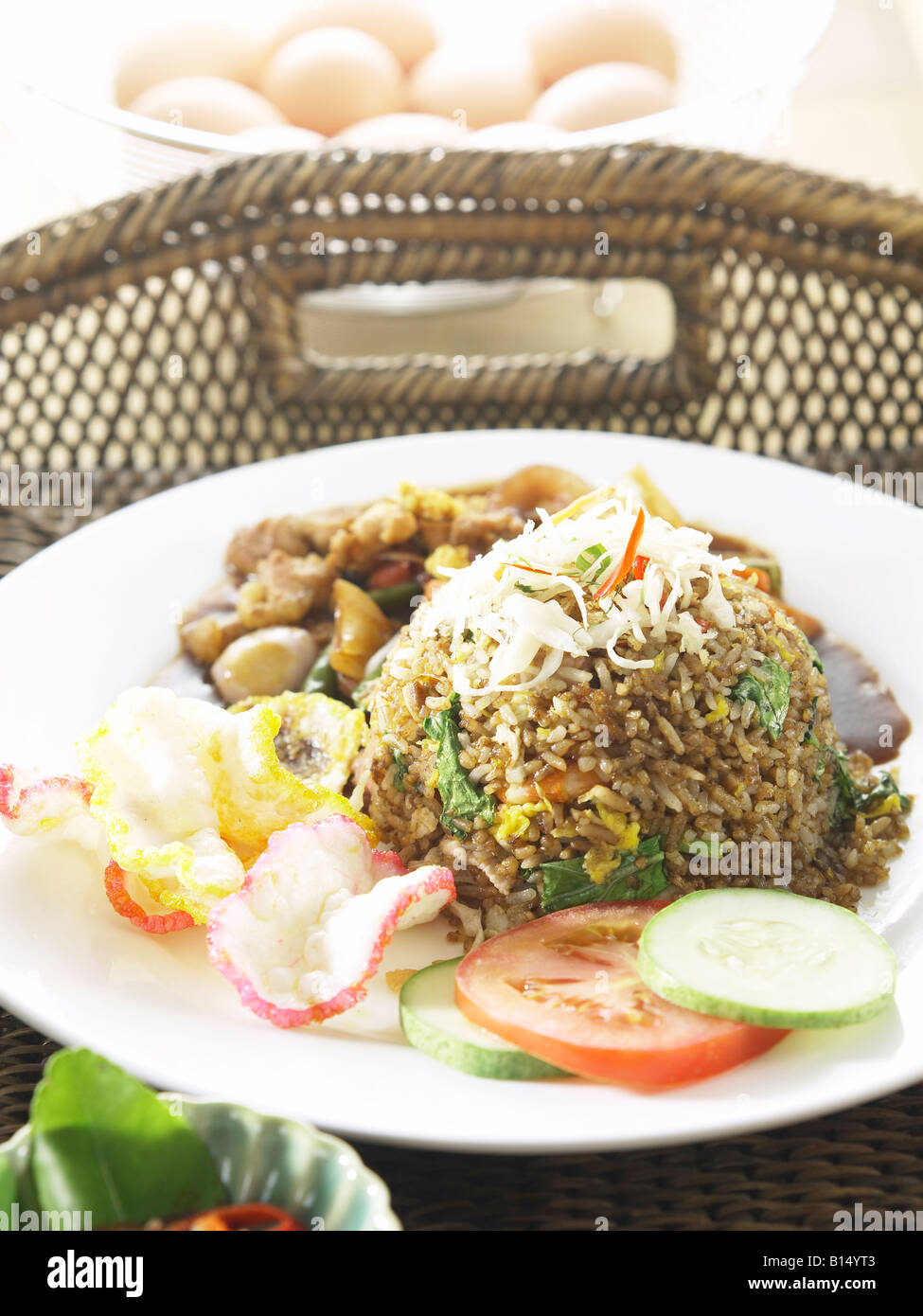 malay fried rice Stock Photo - Alamy