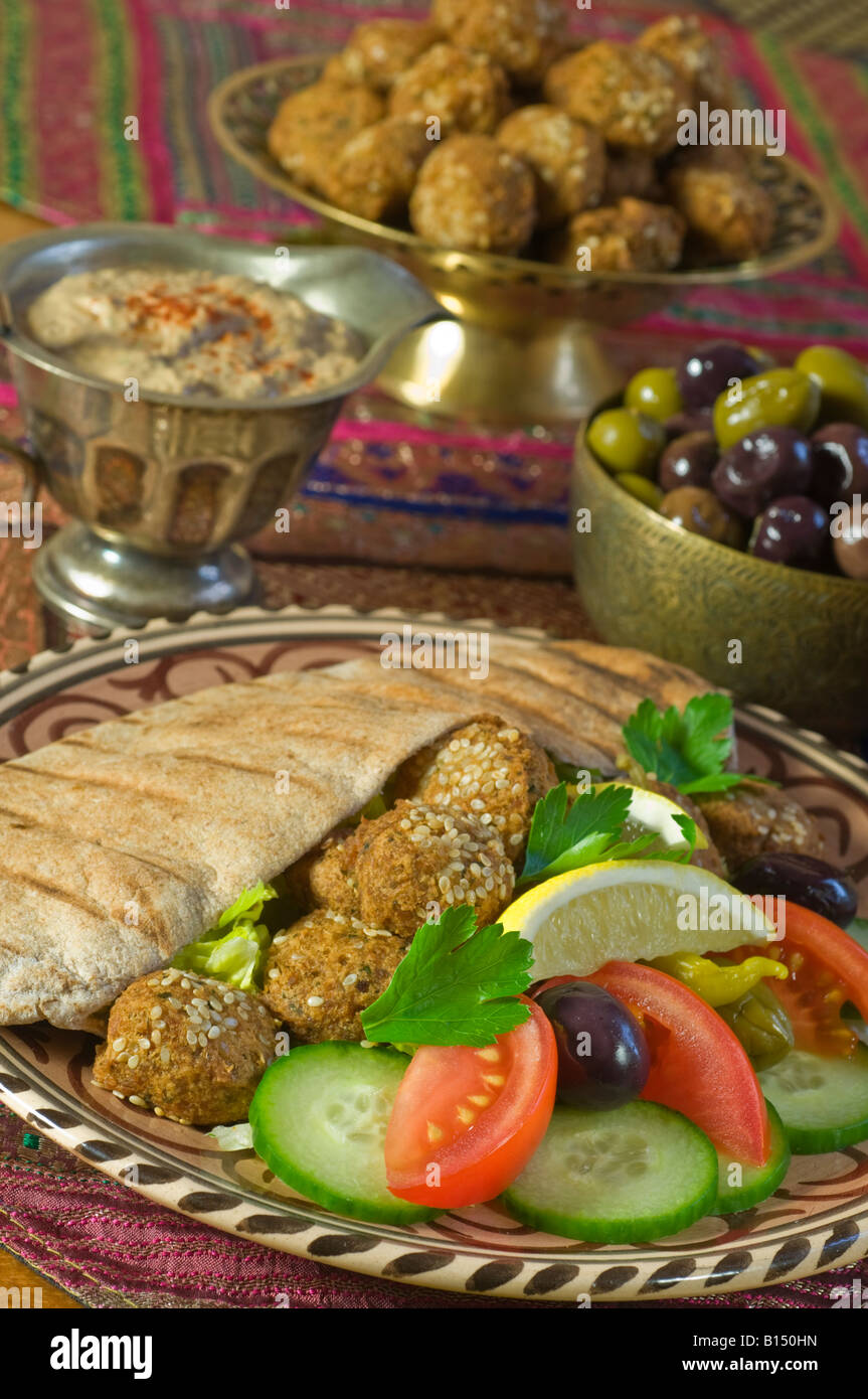 Falafel Middle East Food Stock Photo - Alamy