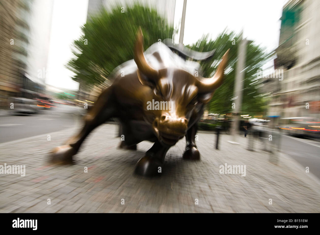 Bull wall street hi-res stock photography and images - Alamy