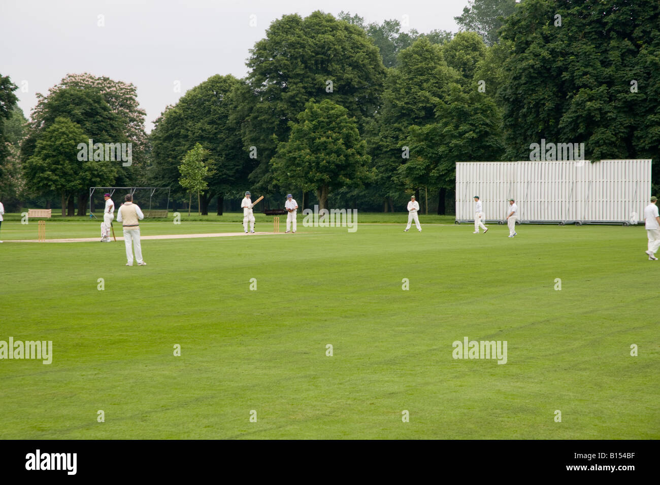 Cricket boundary hi-res stock photography and images - Alamy