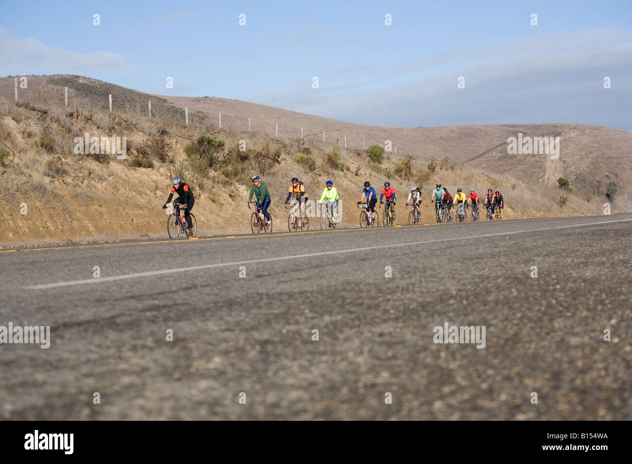 a group of cyclists Stock Photo - Alamy