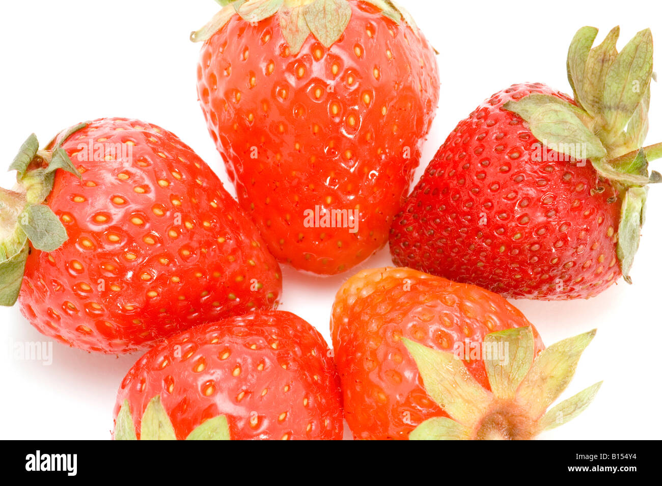 object on white food strawberry Stock Photo - Alamy
