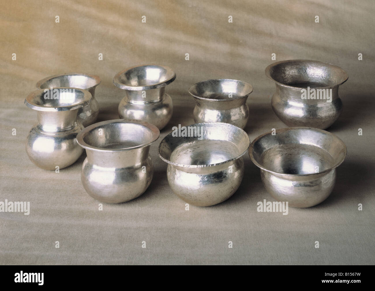 fine arts, ancient world, Thracians, sculpture, phiales, guilded silver ...