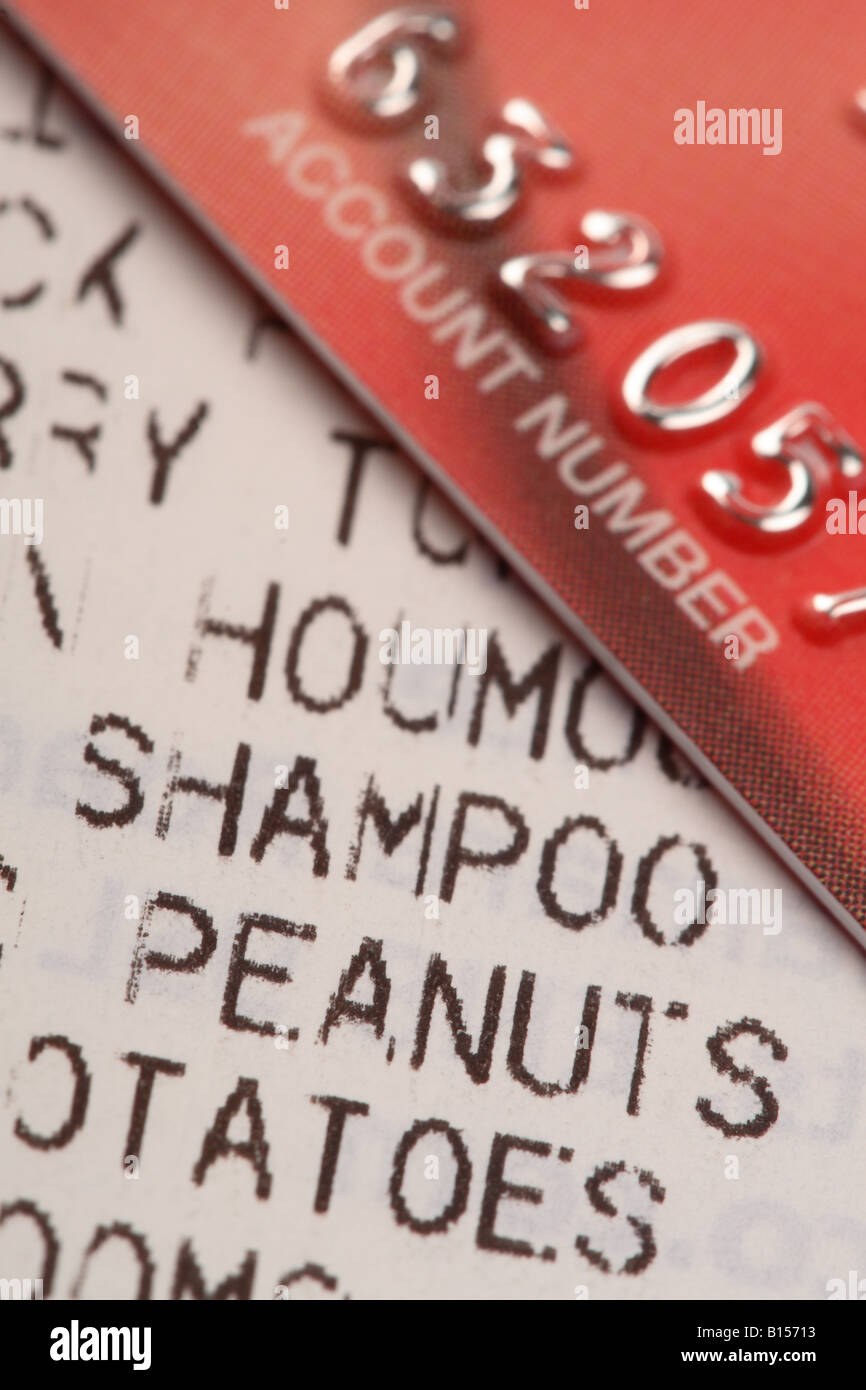 Supermarket receipt uk hi-res stock photography and images - Alamy