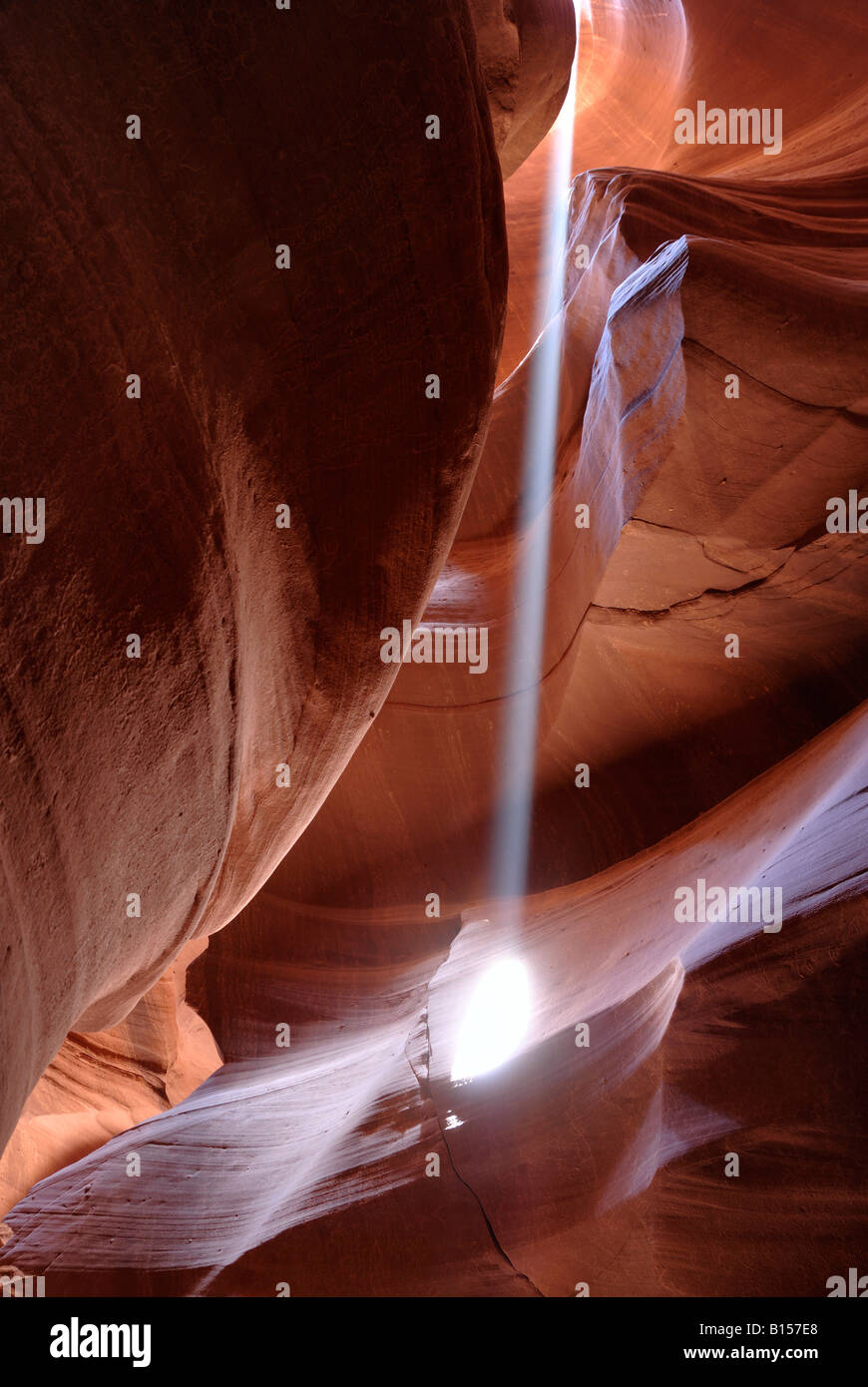 Upper Antelope Canyon Light Beam Stock Photo - Alamy