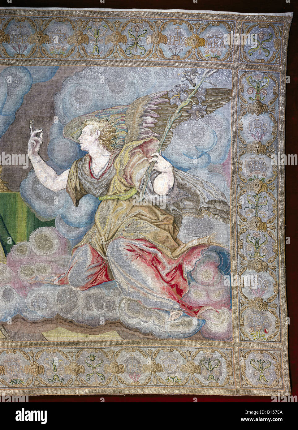 fine art, religious art, altars, antependium by Peter Candid, silk ...